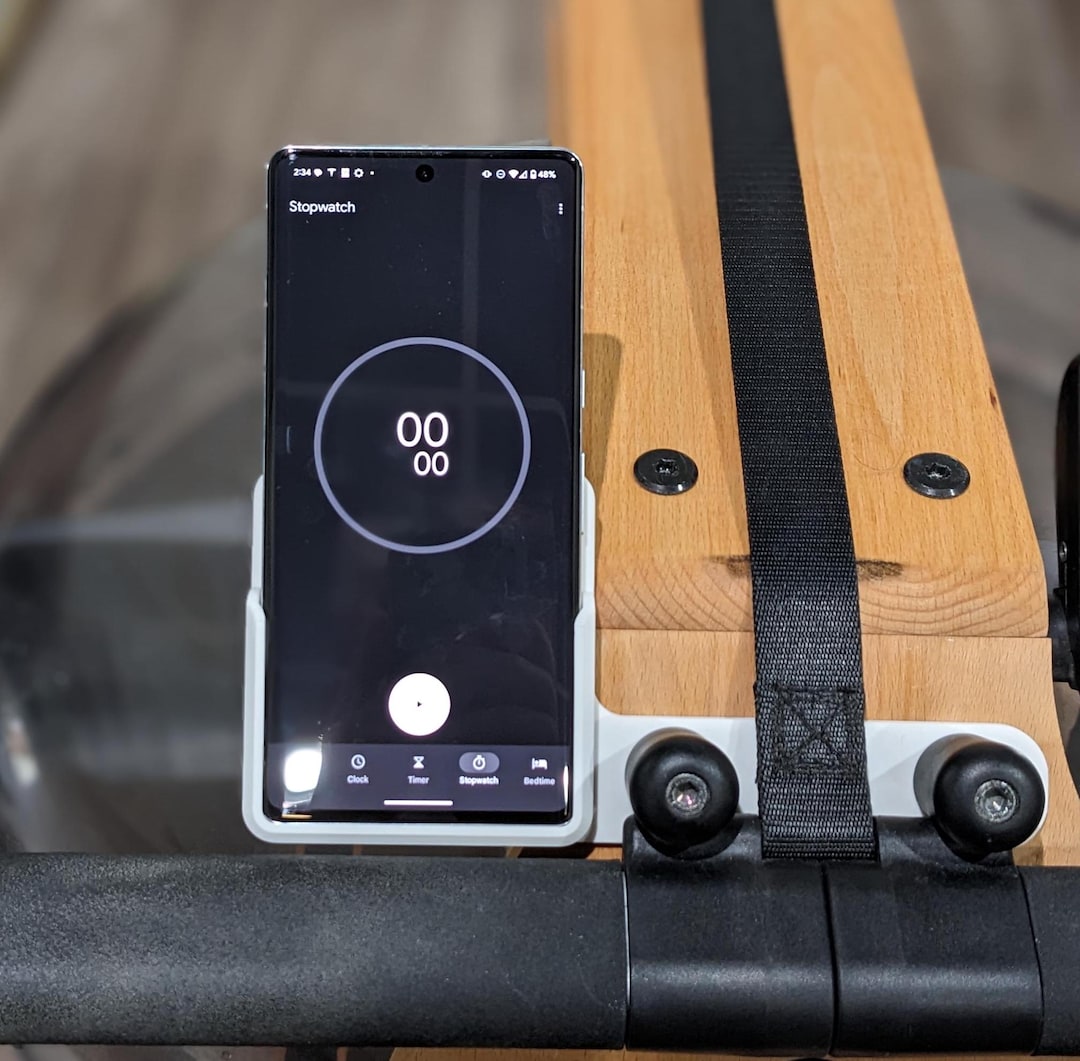 Waterrower Phone Mount, Rowing Machine Phone Holder, Custom Sized for ...