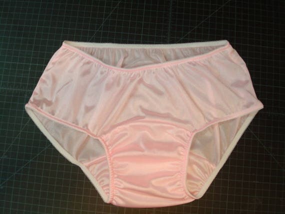 Pink Nylon Tricot Brief Panties With Large Mushroom Double Etsy Canada