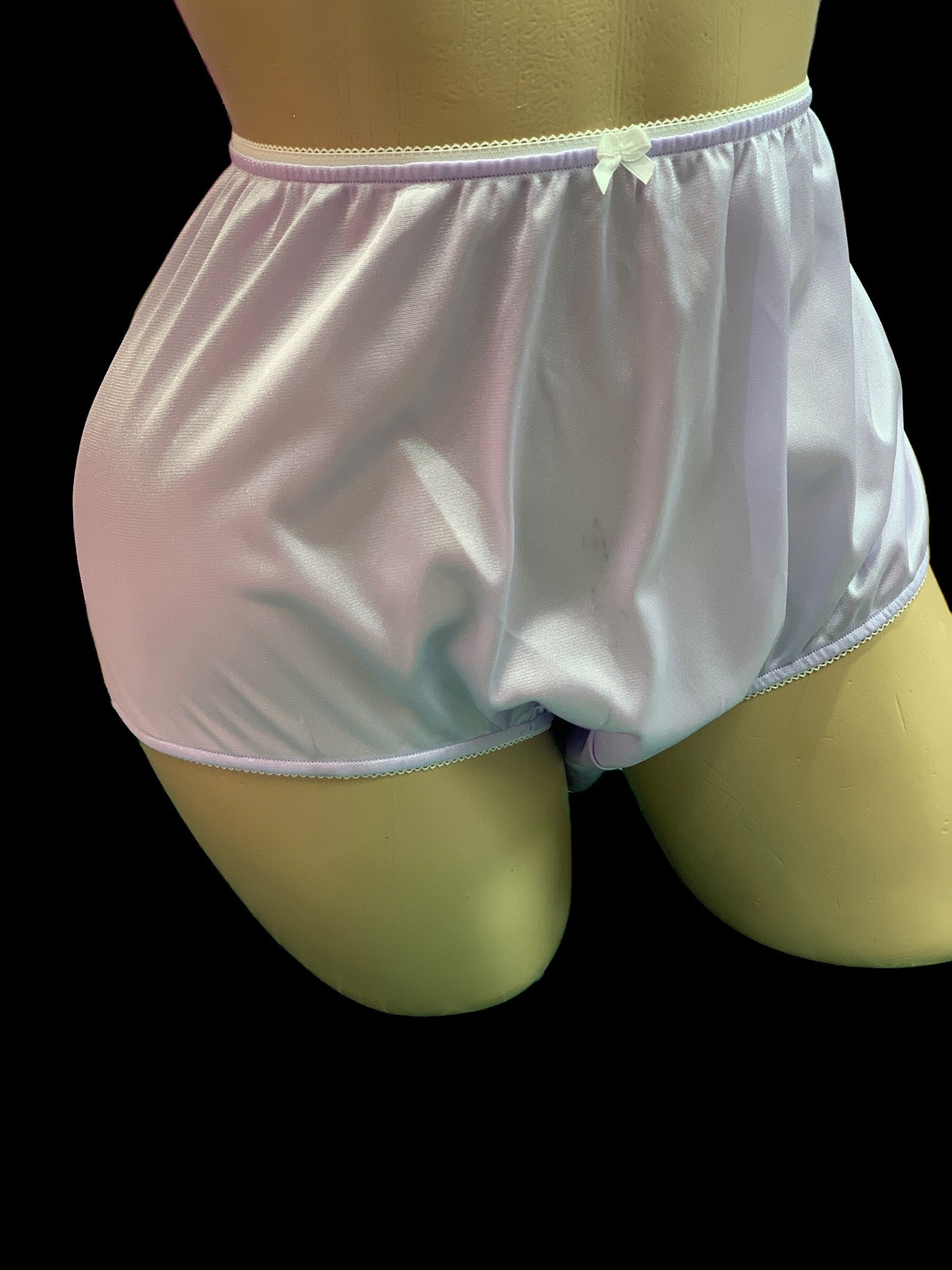 Lavender Nylon Tricot Panties With Very Large Mushroom Double Etsy