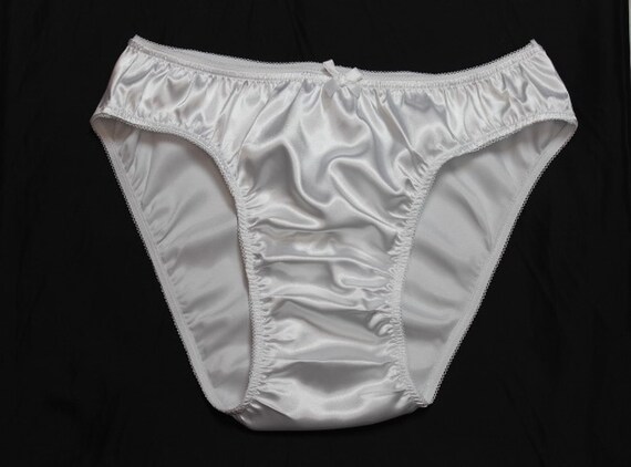 Satin High Cut Briefs