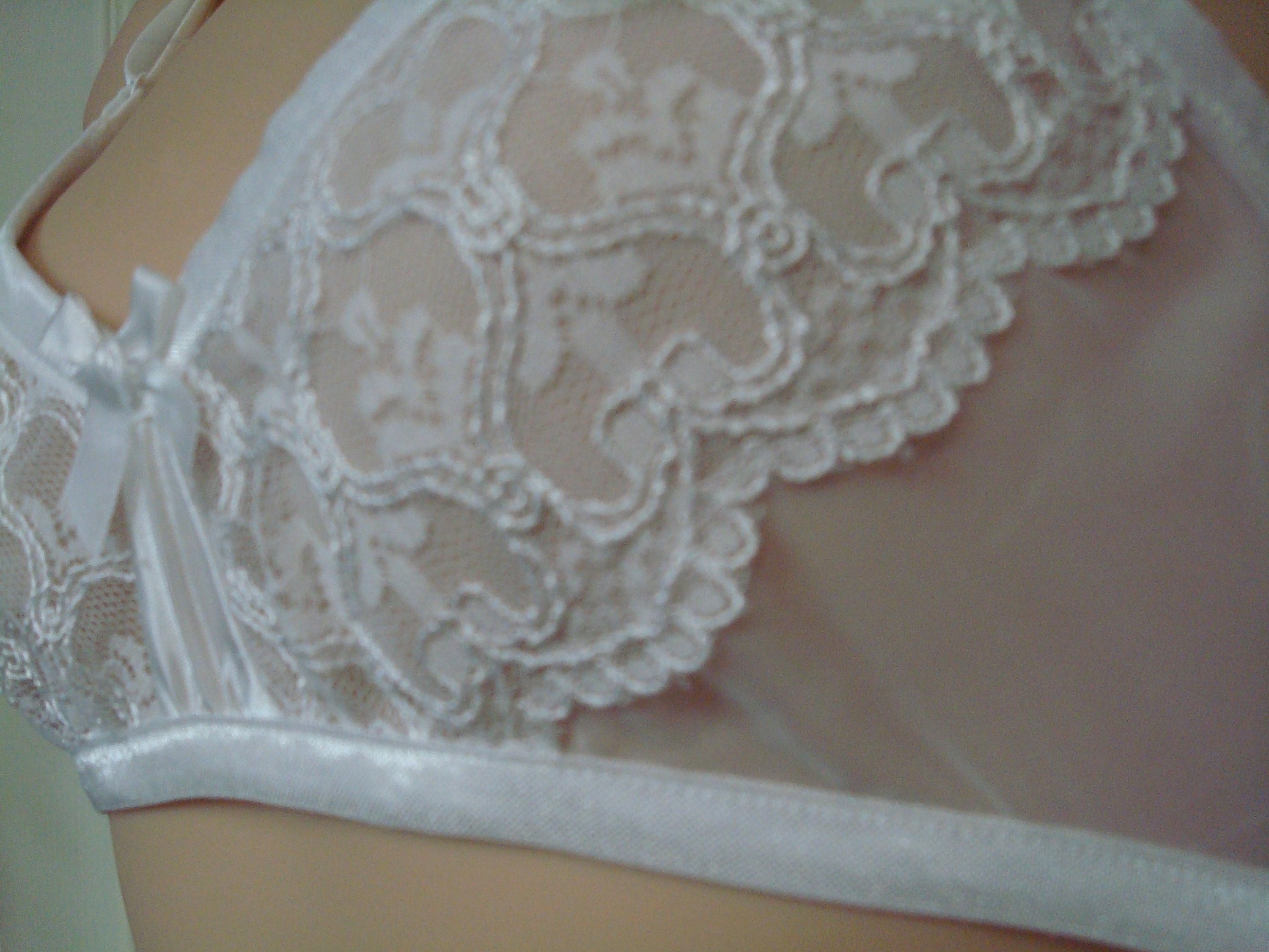Adult Sissy Chiffon Bra With Lace Custom Made Specially Made For Men