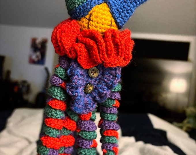 Handmade Crochet Horror Killer Clown - Clown - Handmade Stuffed Animal ...