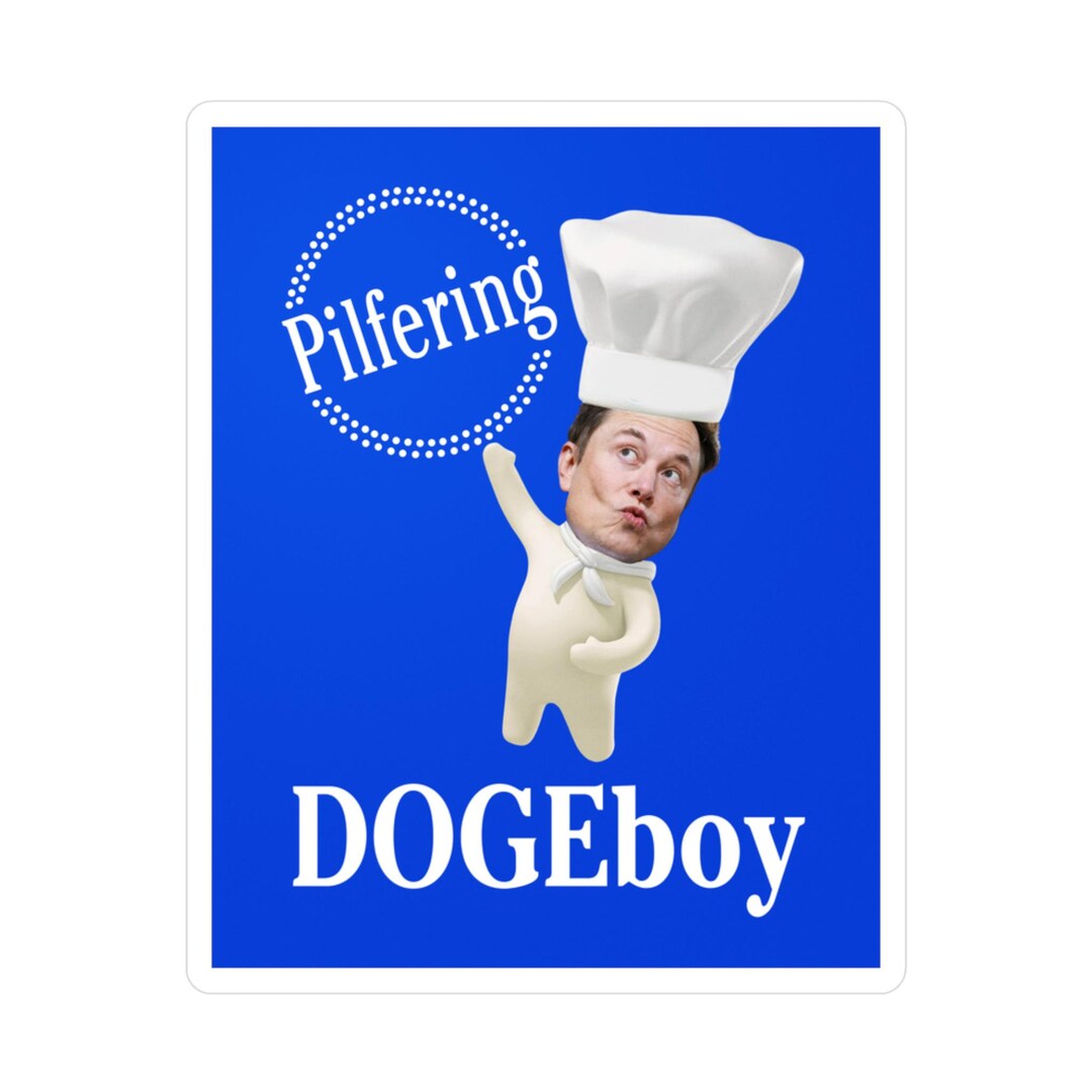 DOGE Boy Vinyl Decal | Elon Musk, DOGE, MAGA, Resist Trump | Funny ...