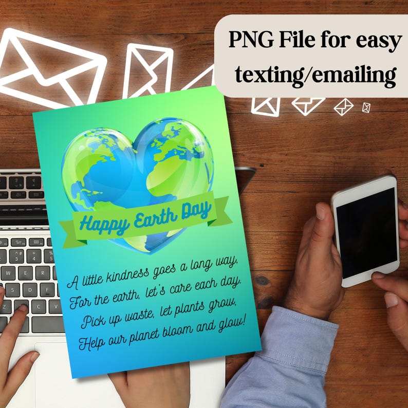 Happy Earth Day Card, Email, Text Blast, Printable Earth Day Poem, Gift ...