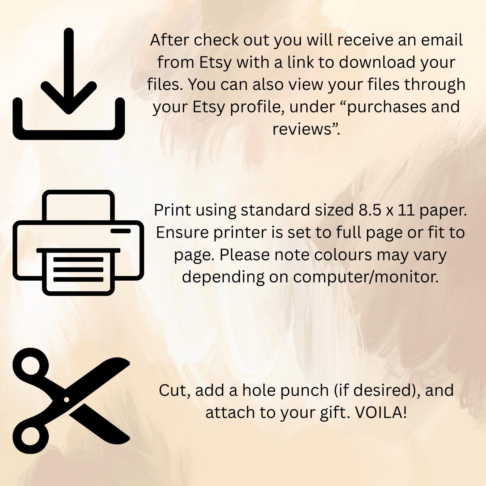 Bridesmaid Maid of Honor Thank You Tag, Bridal Party Card, Minimalist ...