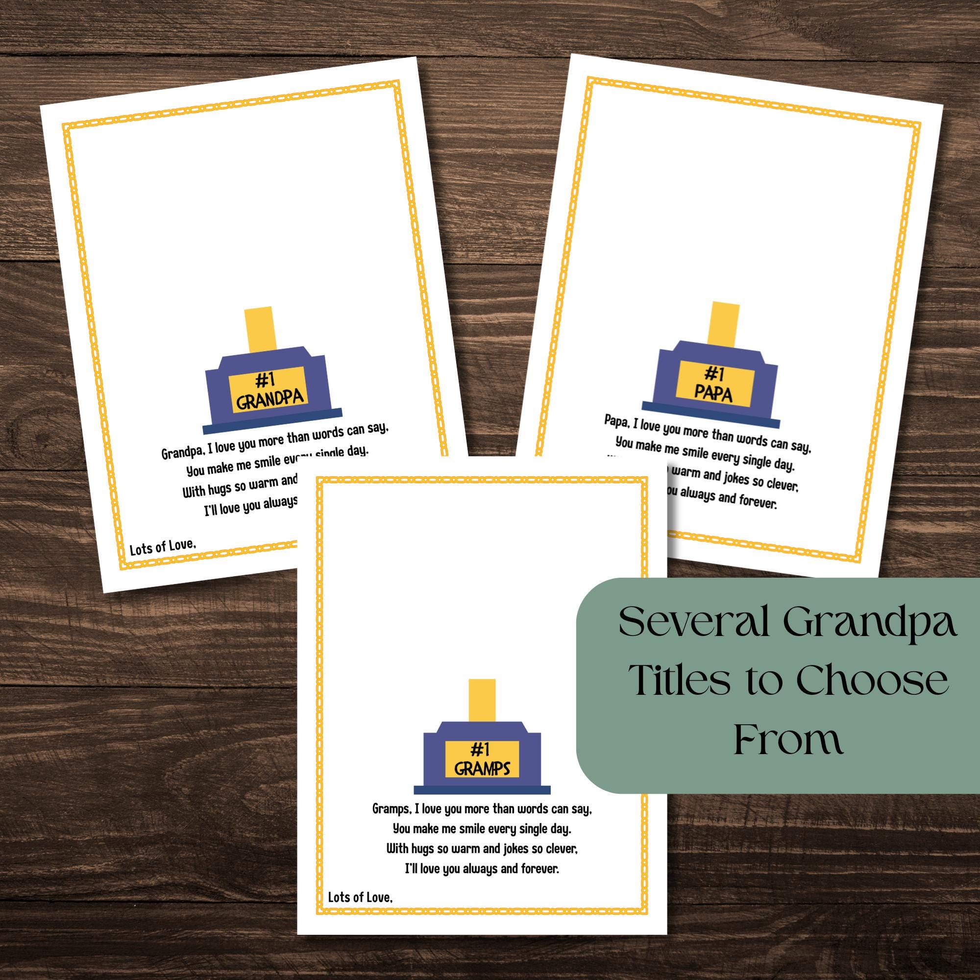 Handprint Footprint Fathers Day Craft From Grandchild, Poem for Grandpa ...