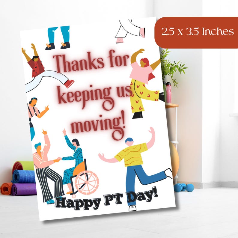 Physical Therapy Appreciation Gift Tags: Printable PT Thank You Labels ...