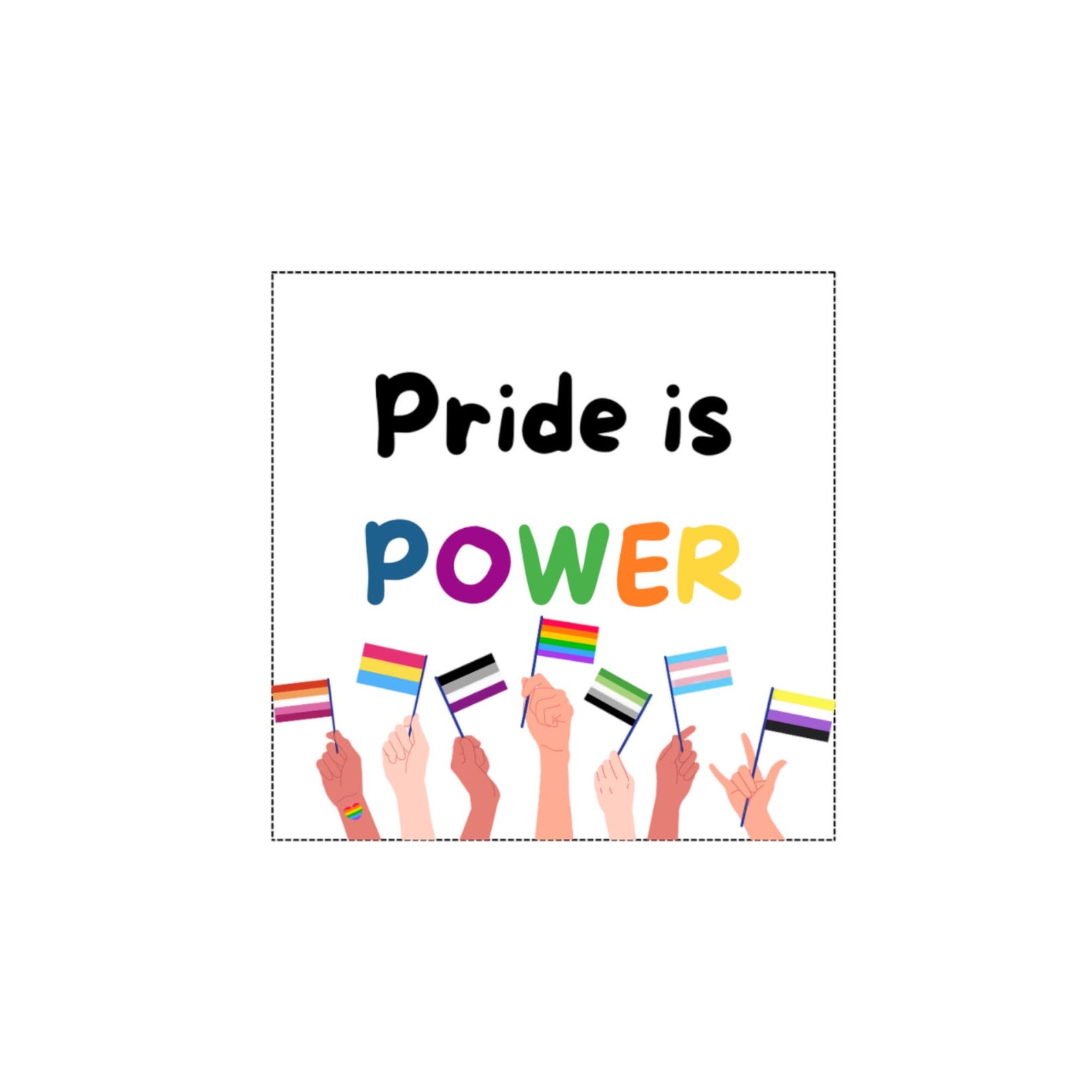 Happy Pride Month Gift Tags, Love is Love, Rainbow Vibes Only, Assorted ...