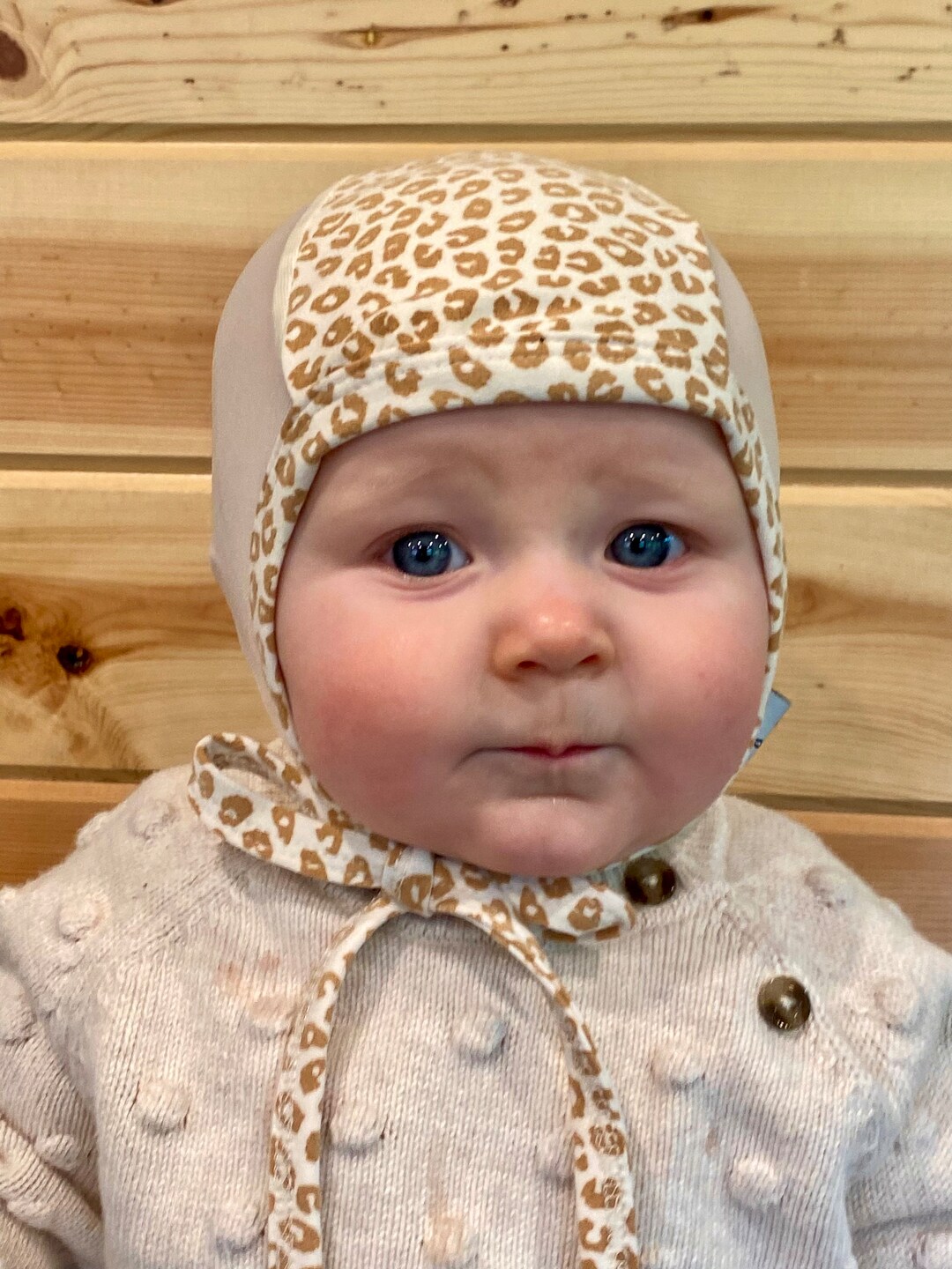 Ivory Animal Print Pilot Hat With Mesh. Emmifaye Hat, Scandinavian ...