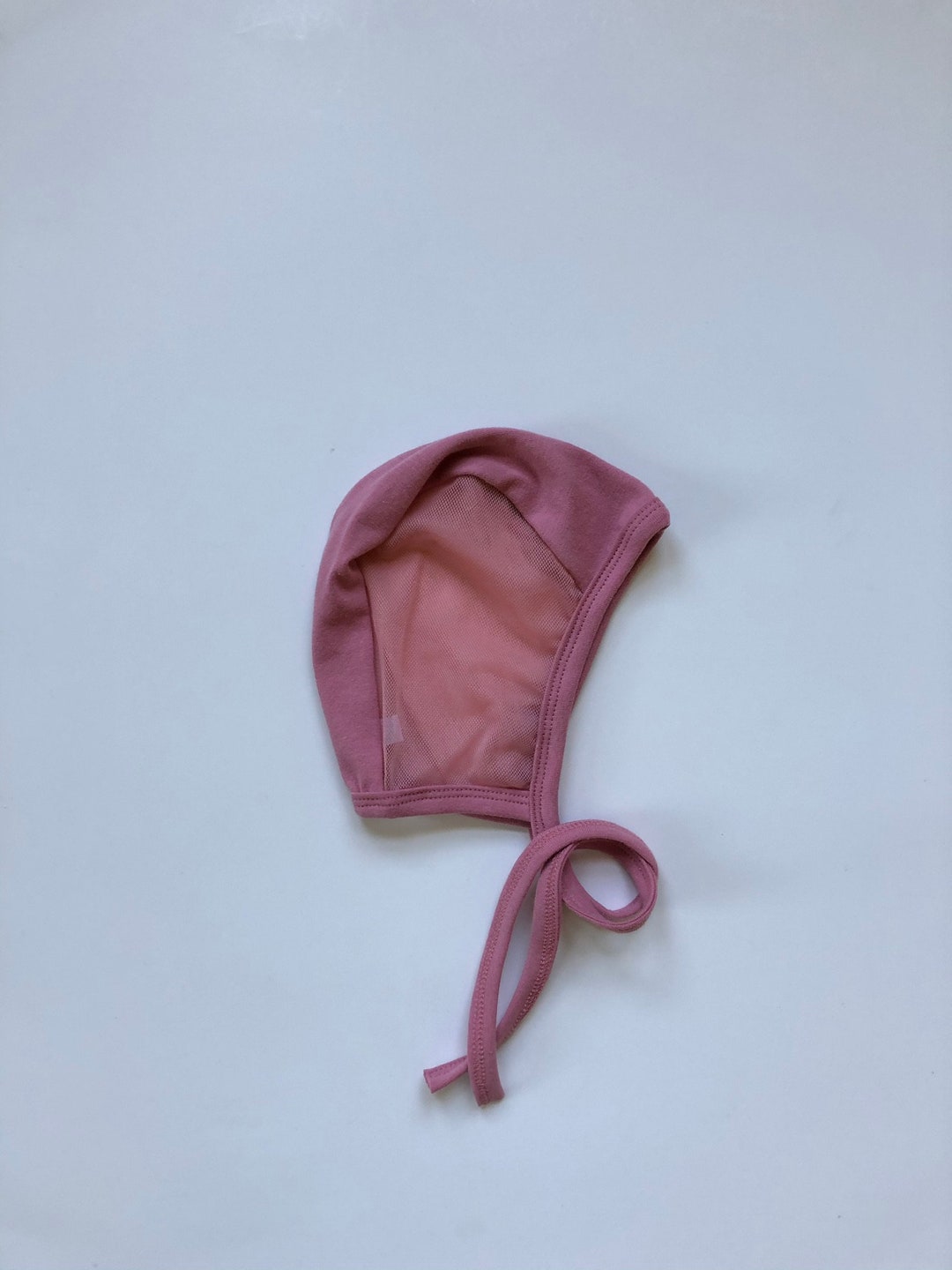 Dusty Pink Pilot Hat, Hearing Aid Hat With Mesh, Cochlear Hearing Aid ...