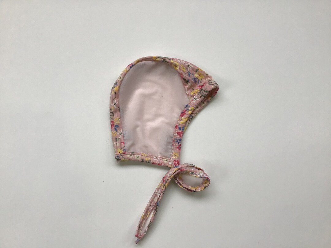 Pink Floral Rib Pilot Hat, Hearing Aid Hat With Mesh, Cochlear Hearing ...