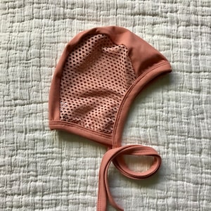 Coral With Mesh Pilot Hat, Hearing Aid Hat, Cochlear Hearing Aid Hat ...