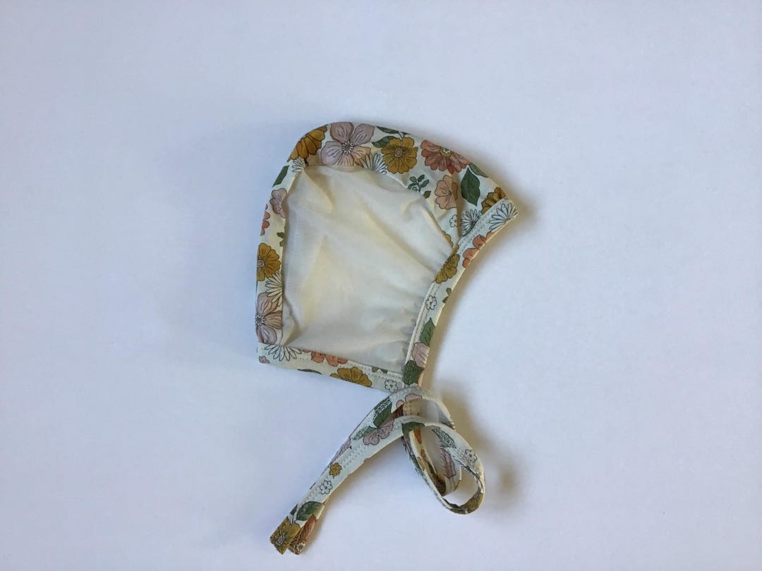 Earth Tones Flower Pilot Hat, Hearing Aid Hat With Mesh, Cochlear ...
