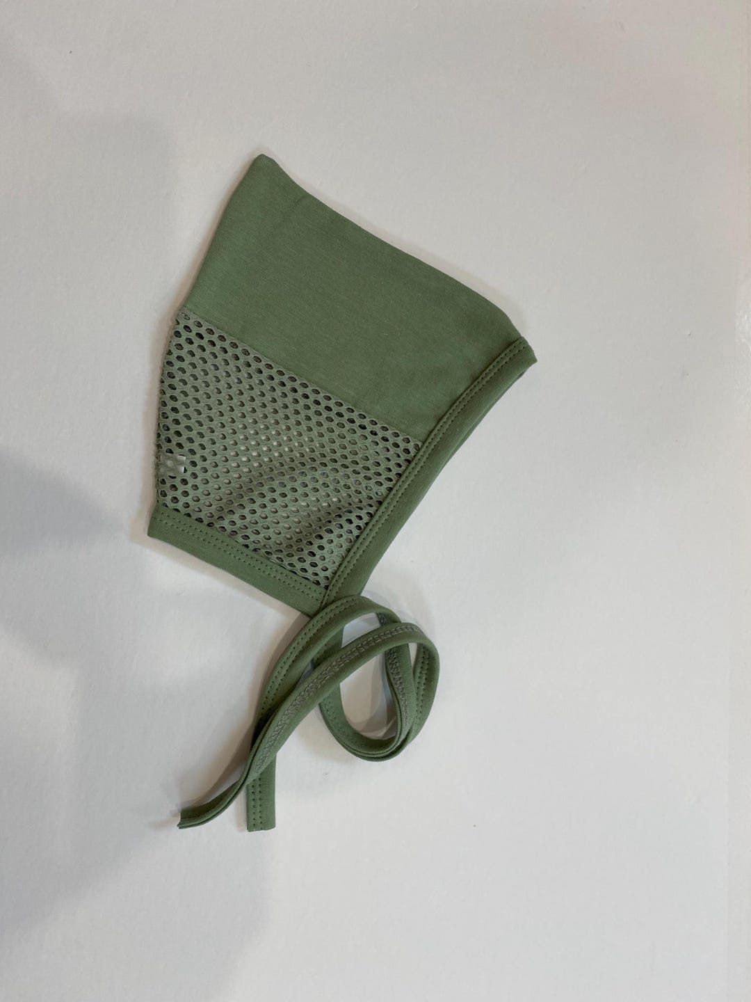 Sage Green Pixie Hat, Hearing Aid Hat With Mesh, Cochlear Hearing Aid ...