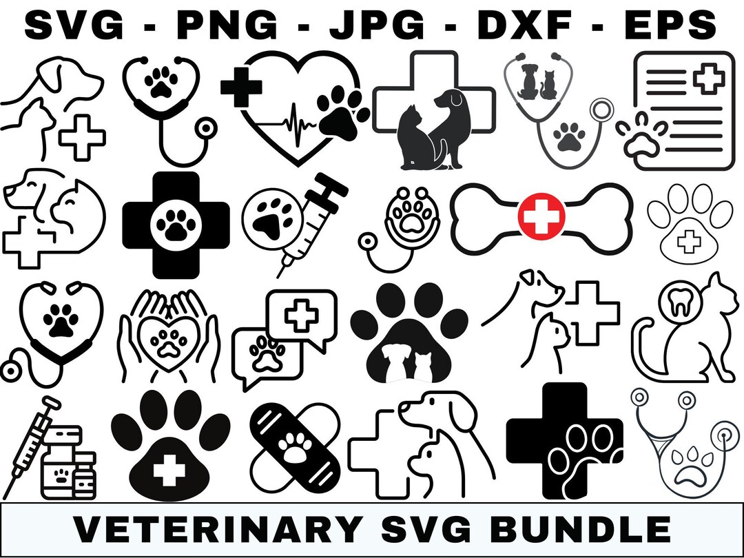 Vet Svg Bundle Vet Png Bundle Veterinarian Svg Bundle Veterinarian Png ...
