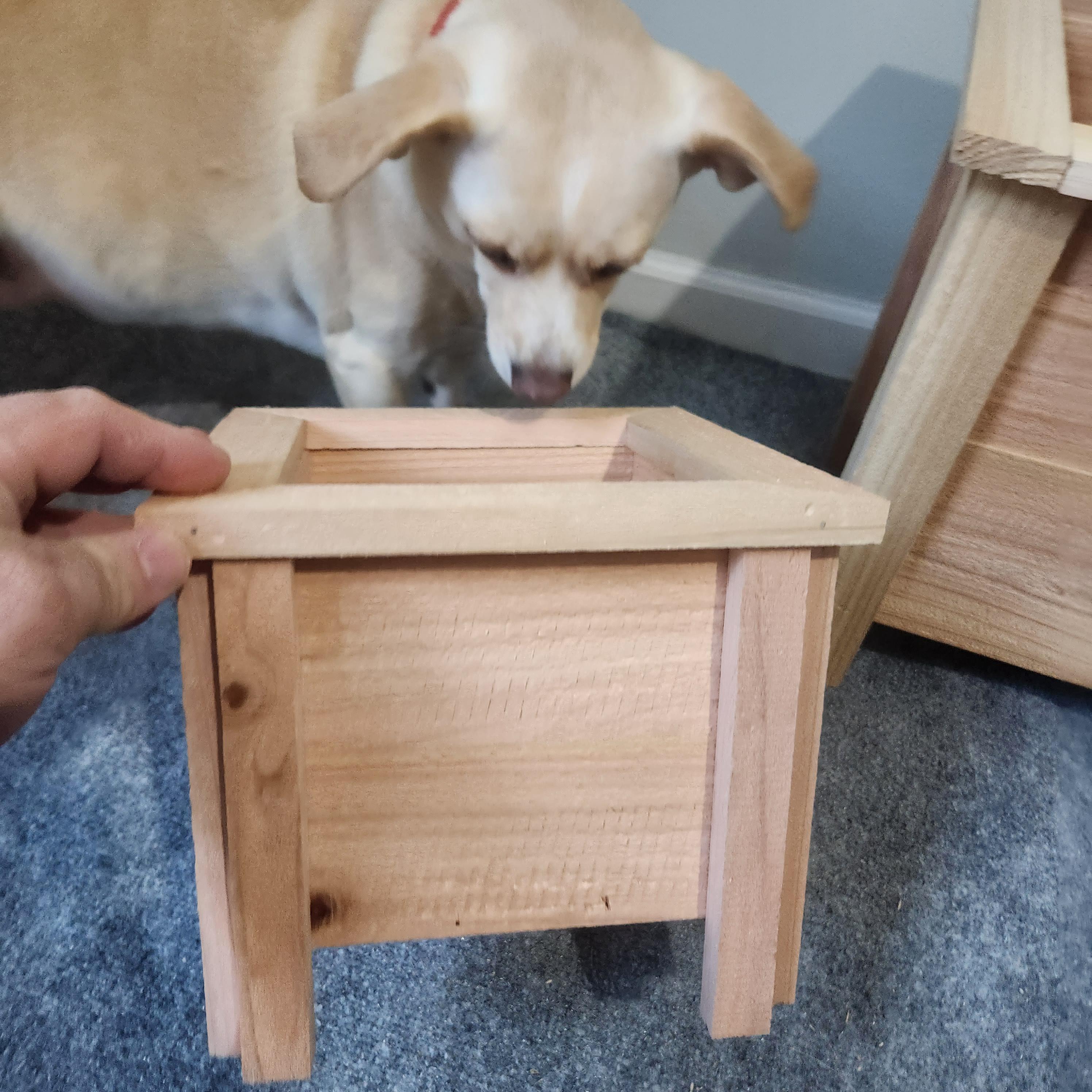 Handcrafted Cedar Planter – Small in Size, Big on Charm! Free Shipping ...