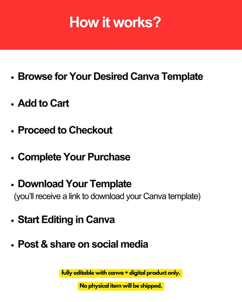 Canva Sale Post Template | Editable Instagram Flyer (digital Download ...