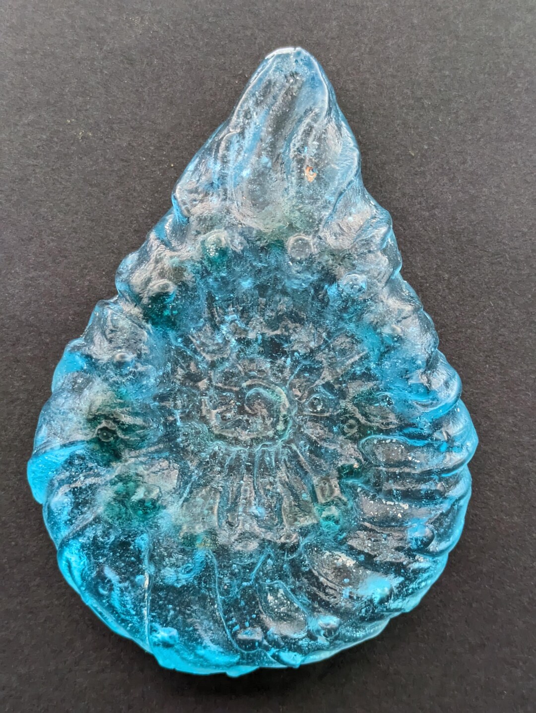 Shell Teardrop Crystal Glass Decoration Tile Paperweight - Etsy