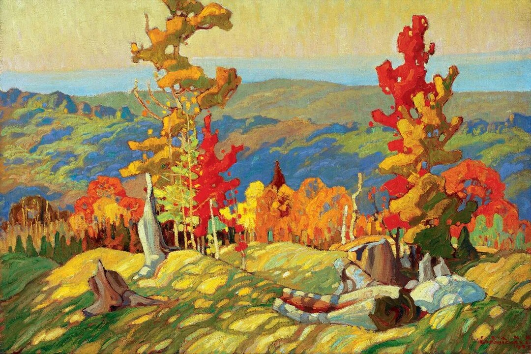 Franklin Carmichael Art Print: Autumn Landscape, Northland Fine Art ...