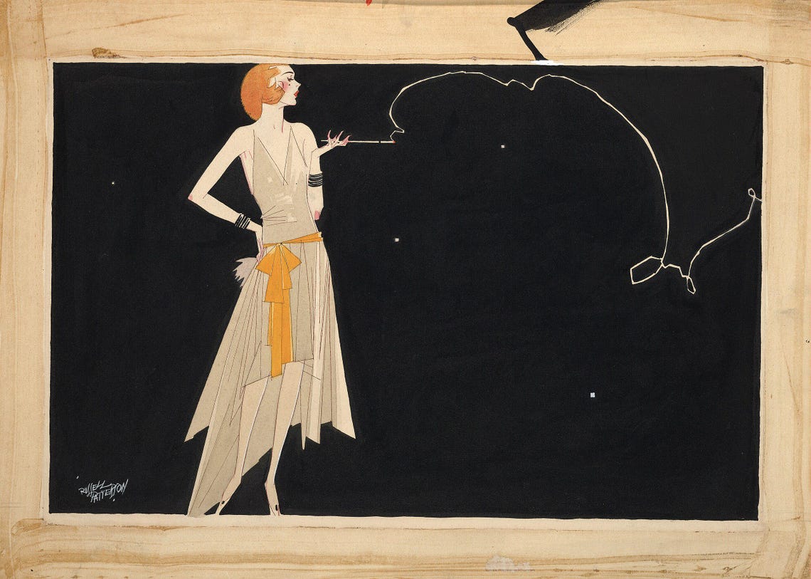 Russell Patterson Art Deco Print: 1920s Fashion Illustration - Etsy