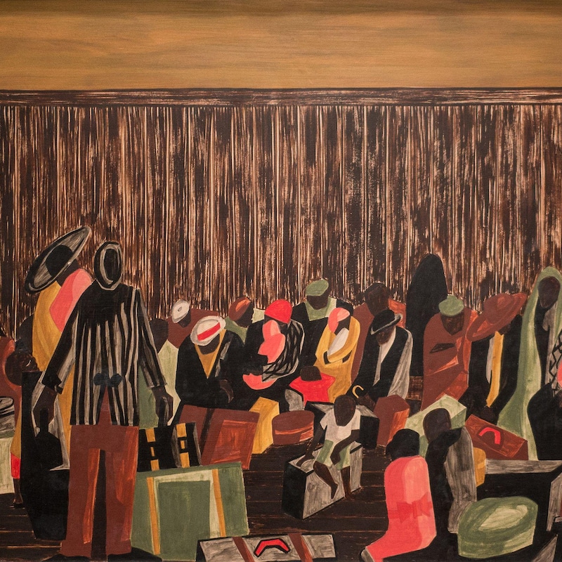 Framed Jacob Lawrence - Etsy