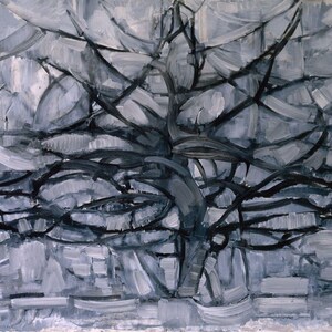 Piet Mondrian: Gray Tree - Fine Art Print - Etsy