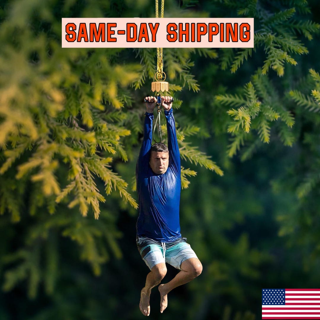 Tim Robinson Zipline Meme Ornament, Funny Acrylic Car Hanging Decor ...
