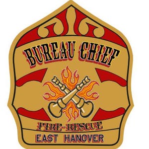 Custom 3d-printed Firefighter Shield Replica – YOUR Shield 3D Printed ...