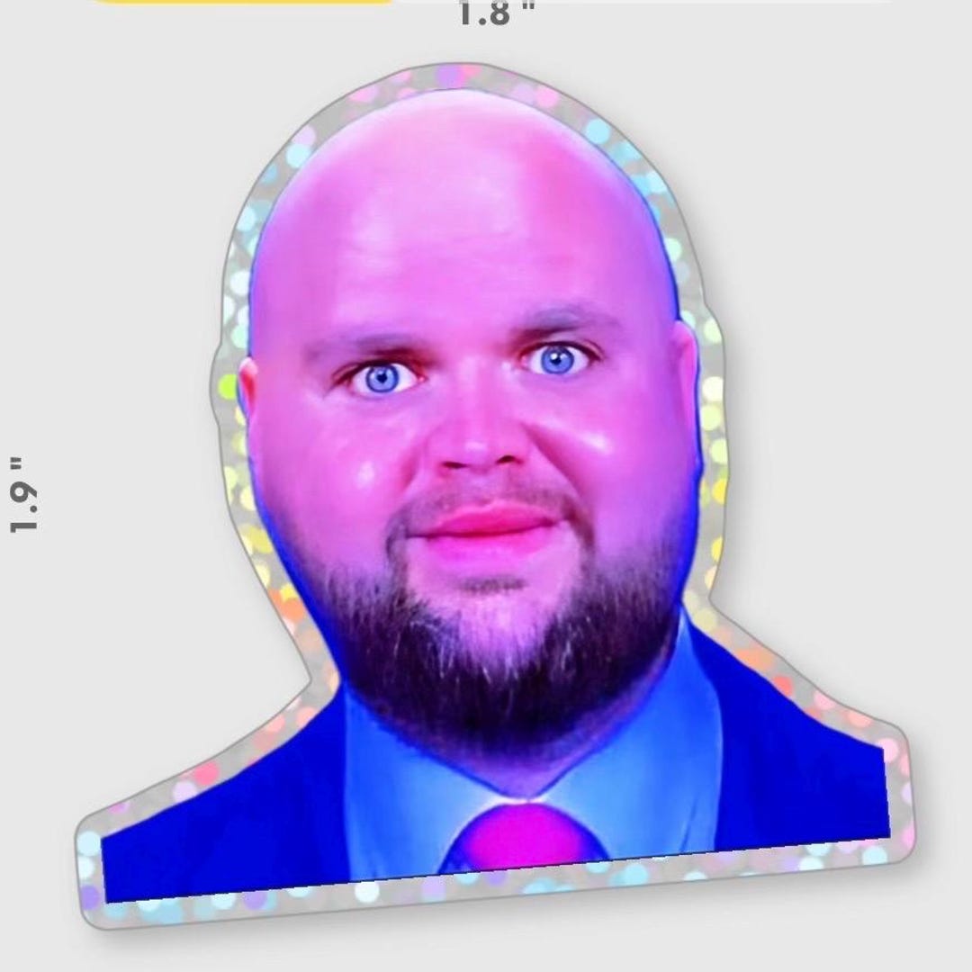 Rare Holographic JD Vance Sticker - Etsy
