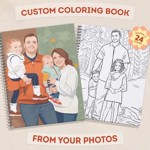family picture coloring book