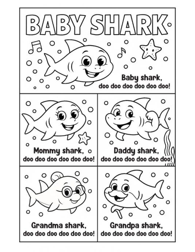 Color Me a Song | Coloring Pages Based on Beloved Children's Songs | 8 ...