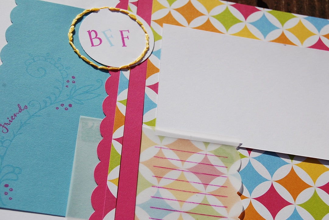 Best Friends Forever Layout - Etsy