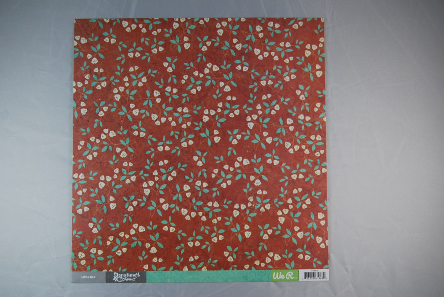 Little Red 12x12 Paper From the Storytime Paper Line by We R Memory ...