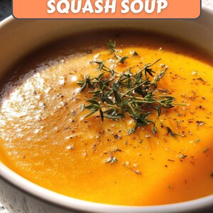 Gordon Ramsay Butternut Squash Soup Recipe | Instant Digital Download ...