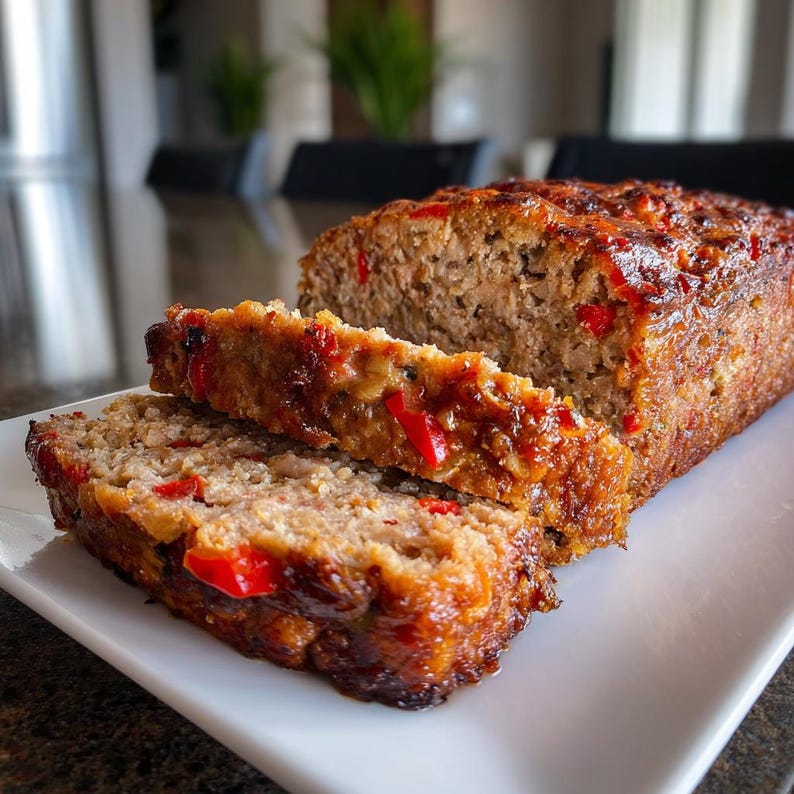 Healthy Meat Loaf Recipe | Printable Recipe Card | Digital Download ...