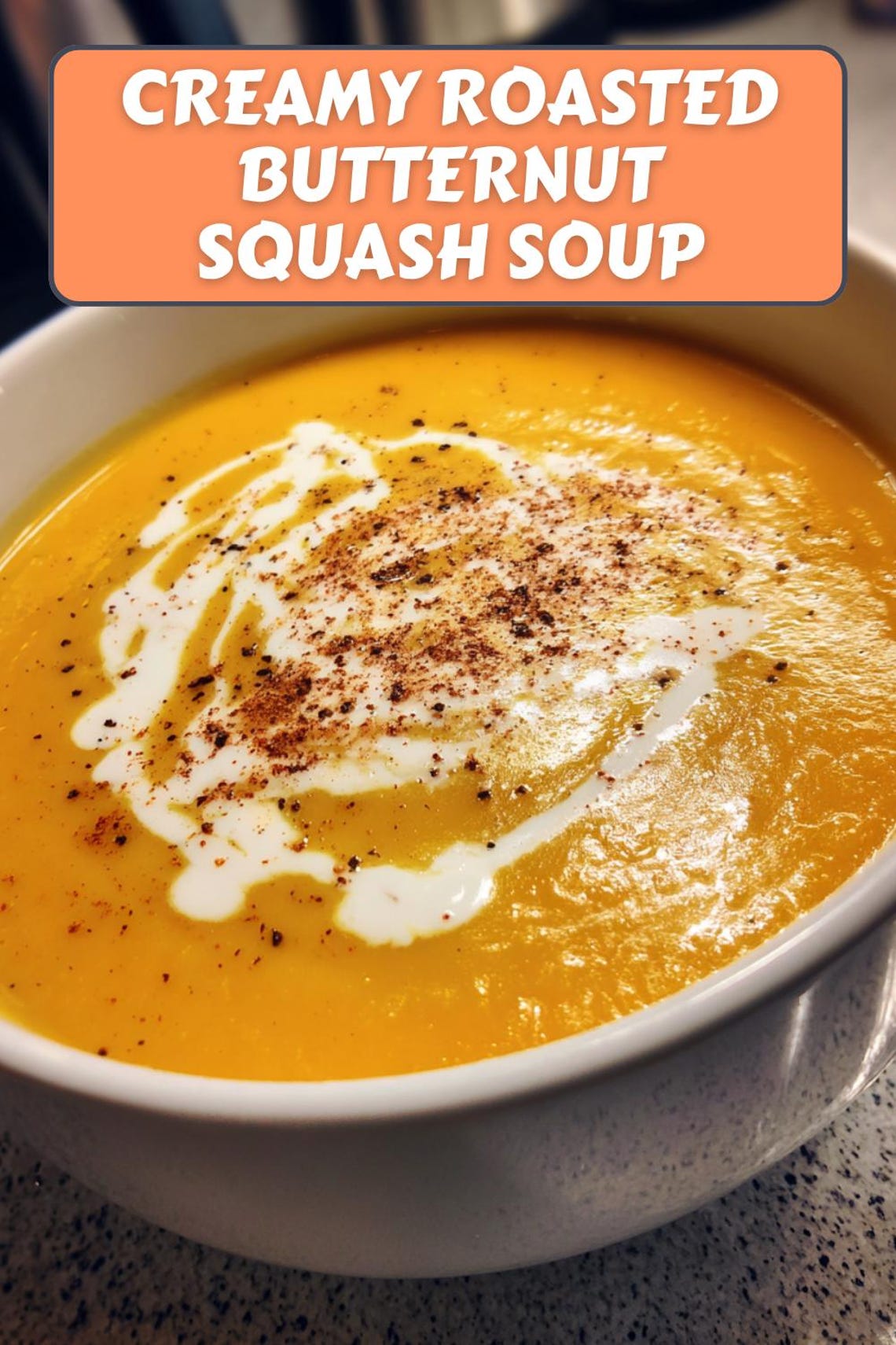 Creamy Roasted Butternut Squash Soup Recipe | Instant Digital Download ...