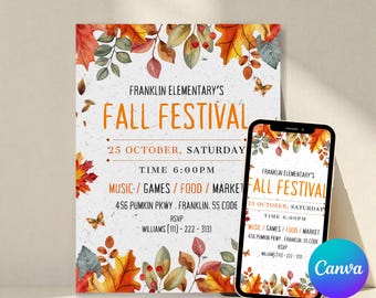 Fall Festival Invitation, Harvest Festival, Church Fall Festival Invite ...