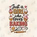 Just a Girl Who Loves Baking PNG, Cute Cupcake Design, Whisk Digital ...