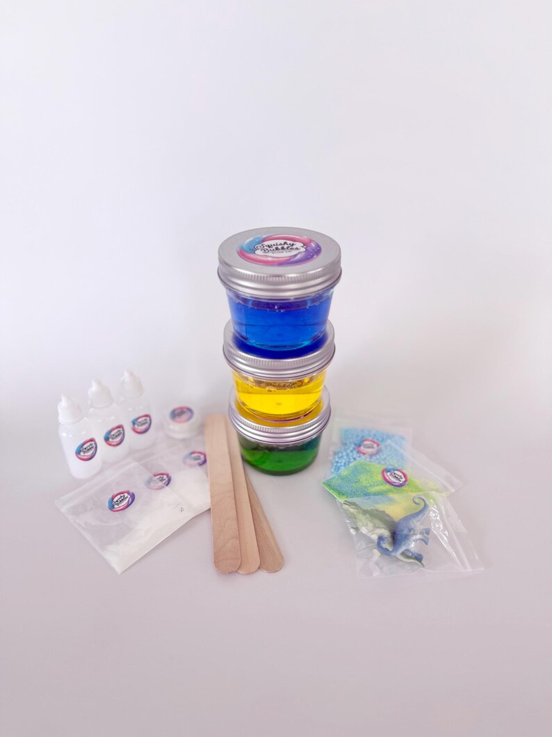 Dinosaur Slime Kit DIY - Etsy