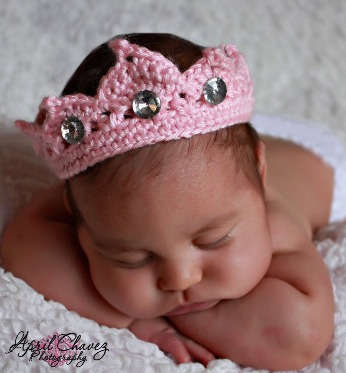 3-6 Month Princess Tiara Crown Pattern, Great Photo Prop or Gift - Etsy