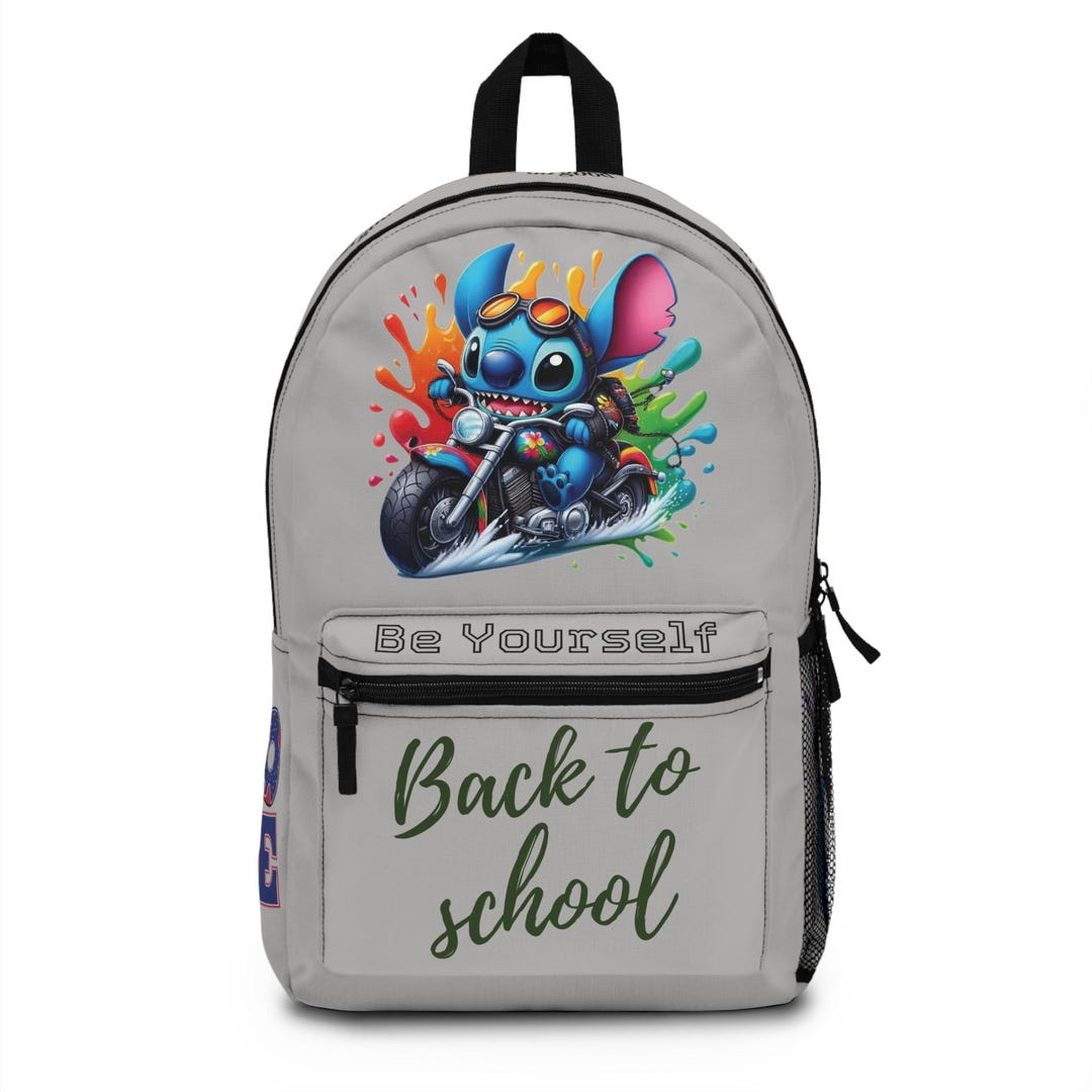 Vibrant Backpack for School, Be Yourself Design, Cute Kids Backpack ...