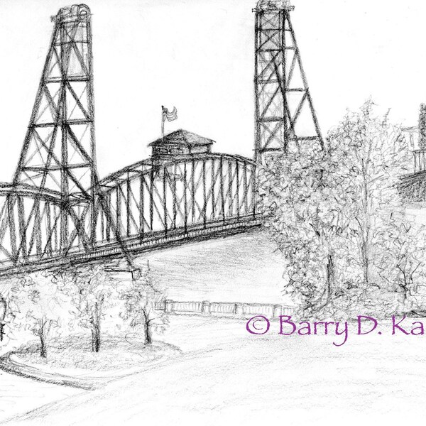 Hawthorne Bridge - Etsy