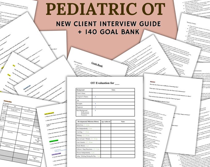 Goal Writing for Pediatric Occupational Therapists Tips, OT, Cota ...
