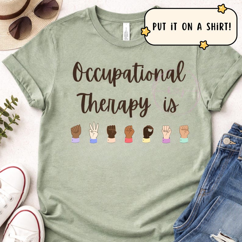 OT is Awesome ASL Digital Download Printable Bundle, Occupational ...