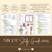 NBCOT 4 Week Study Plan - Etsy