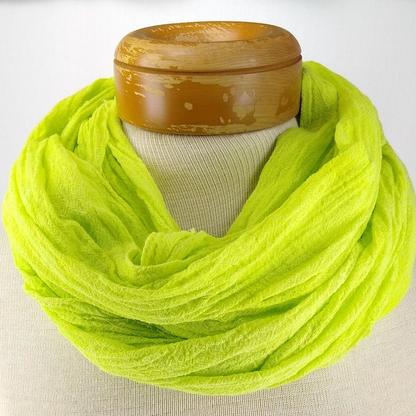 Chartreuse Scarf - Etsy