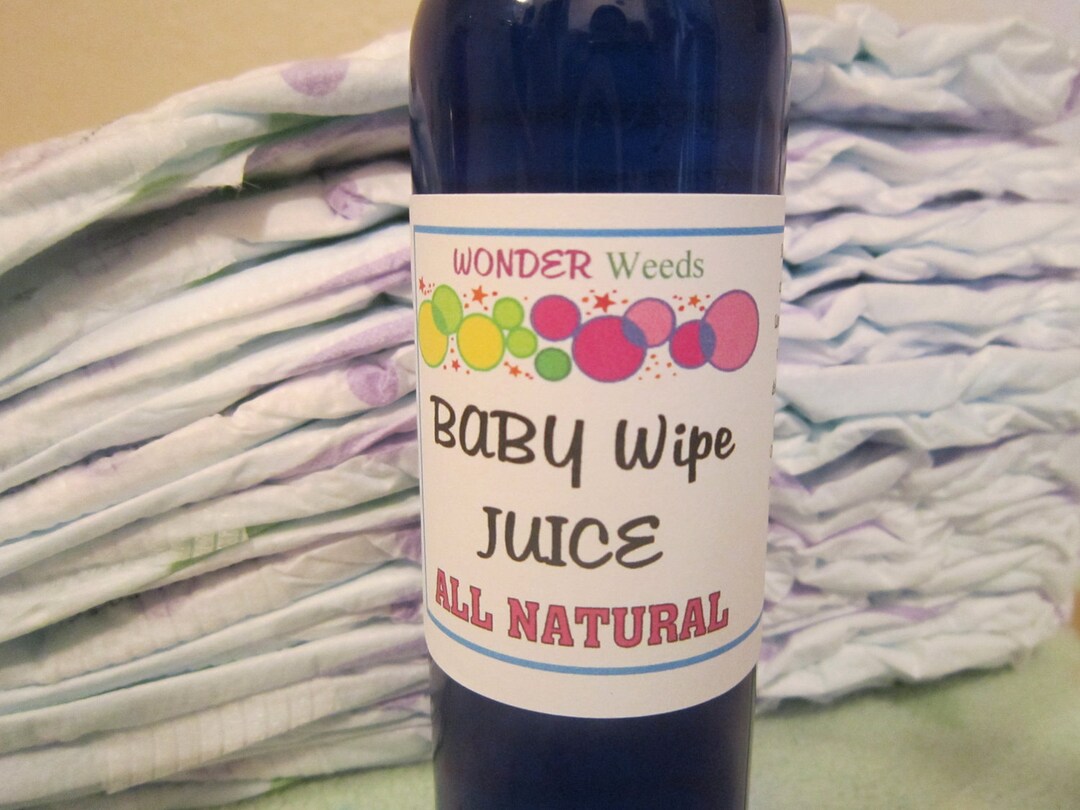 Concentrated ALL NATURAL Baby Wipe Juice, Just Add Water - Etsy