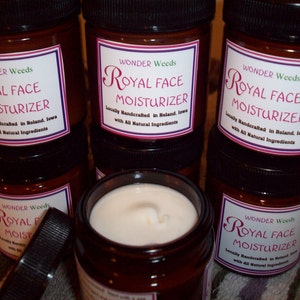 Royal Face Moisturizer: All Natural, Sensitive Skin Cream (1oz) - Etsy