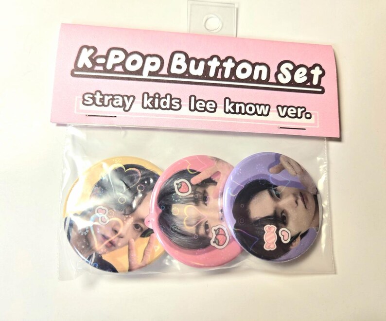 Stray Kids 1.75" Bias Button Packs (set of 3) - Etsy