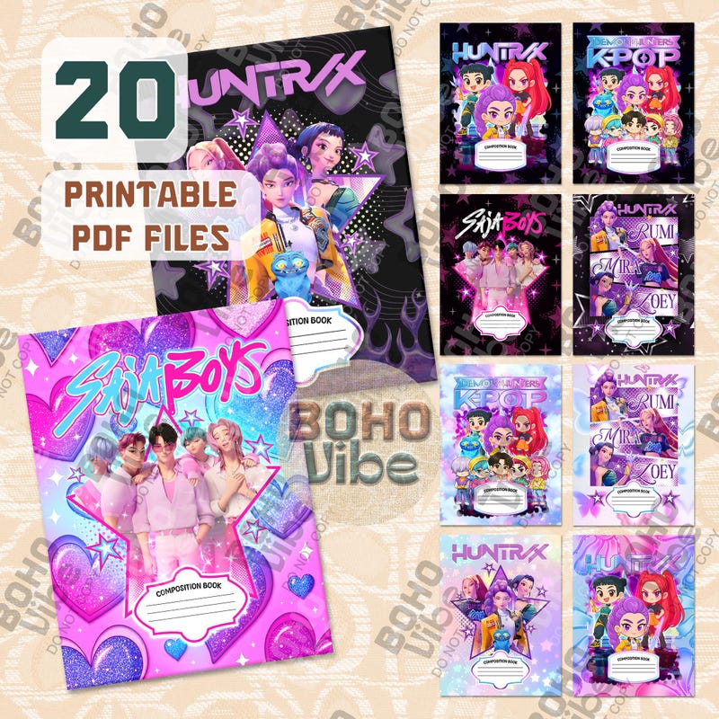 Kpop Demon Hunters Notebook - Etsy